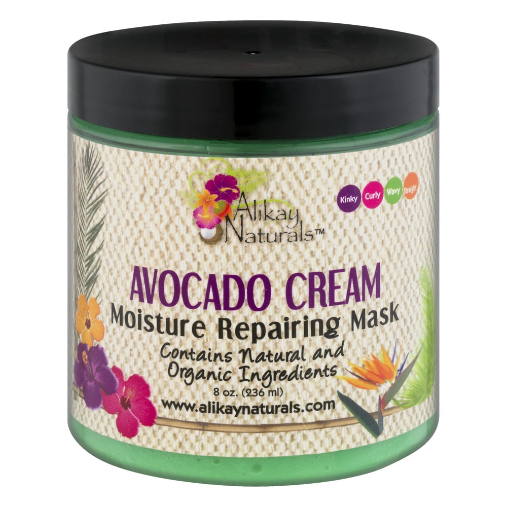 Alikay Naturals Moisture Repairing Mask Avocado Cream, 8.0 OZ - Walmart.com