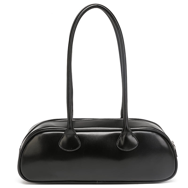 Alikpop Retro PU Boston Underarm Bag, Zip Shoulder Purse for Women ...