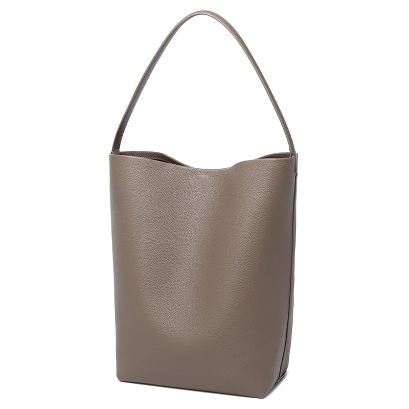Alikpop Small PU Bucket Tote Bag, Minimalist Shoulder Purse for Women ...