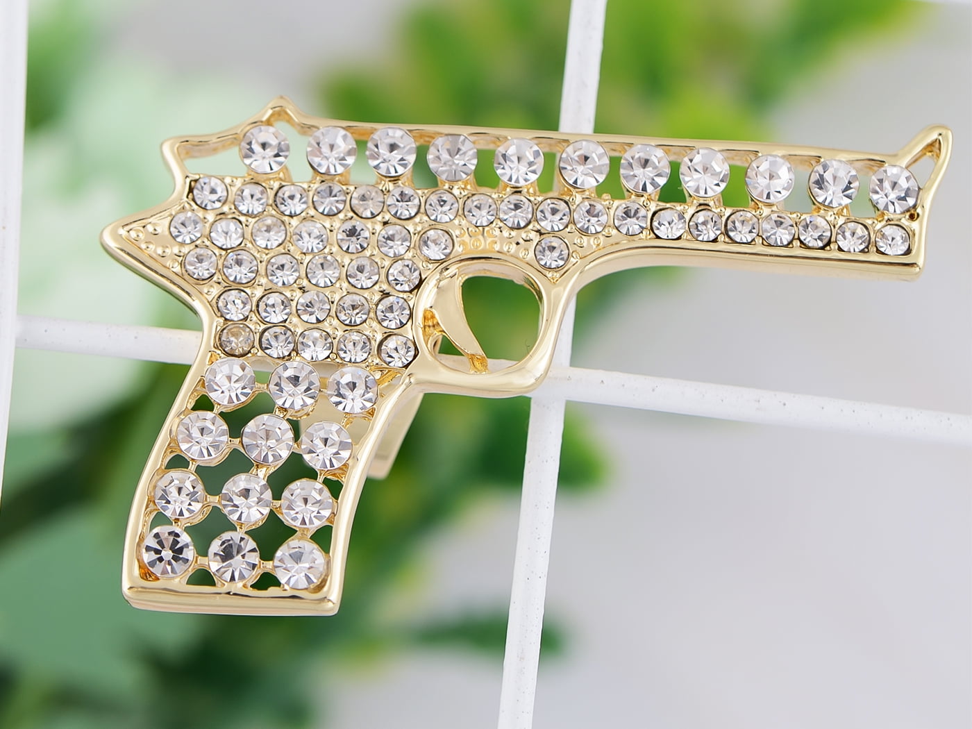Diamond Encrusted Gun