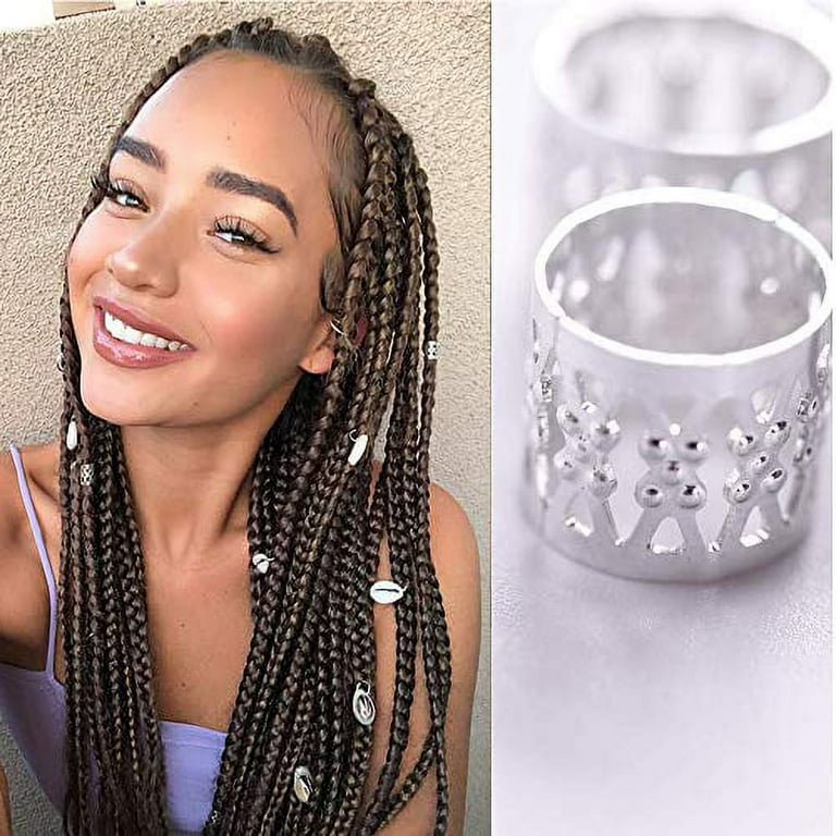 Silver Dreadlock Beads