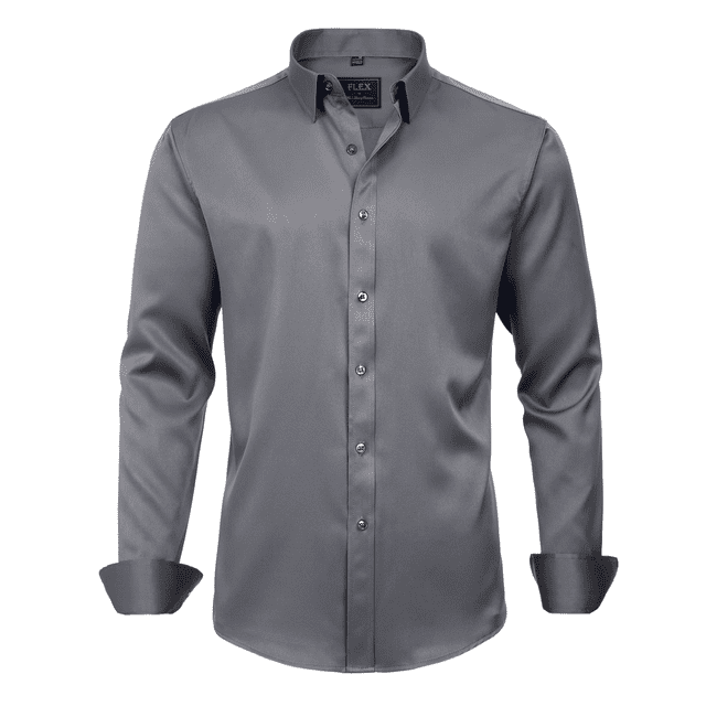Alimens & Gentle Long Sleeve Stretch Dress Shirt Button Down Shirts for ...