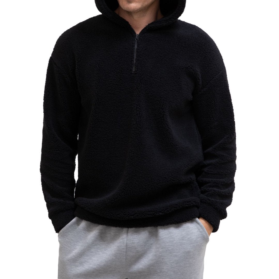 Alimens & Gentle Men's Polar Fleece Zip-Up Jacket Soft Pullover ...