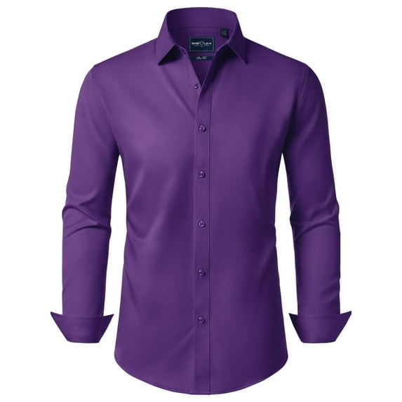 Alimens & Gentle Men's Long Sleeve Dress Shirt - Classic Fit Button ...