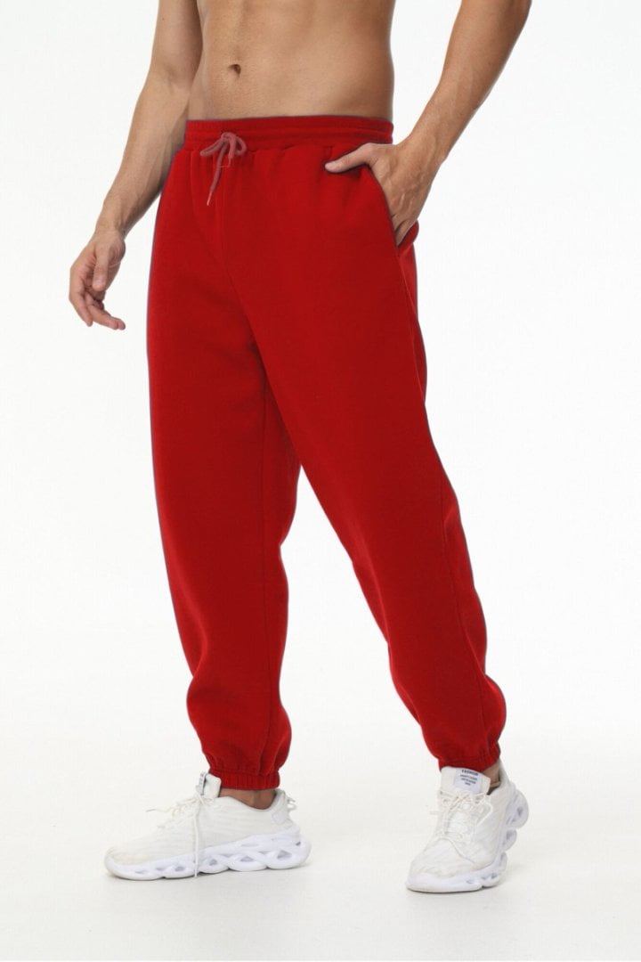 Alimens & Gentle Men's Thermal Fleece Jogger Sweatpants Warm Winter ...
