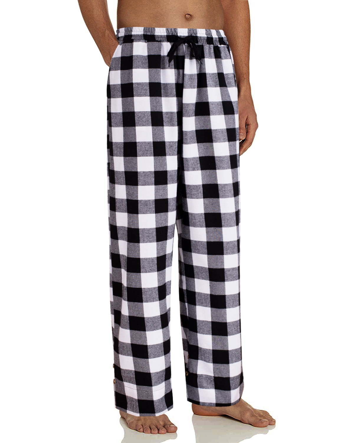 Alimens & Gentle Mens Buffalo Plaid Pajamas Pants Lounge Pant Sleep PJ ...