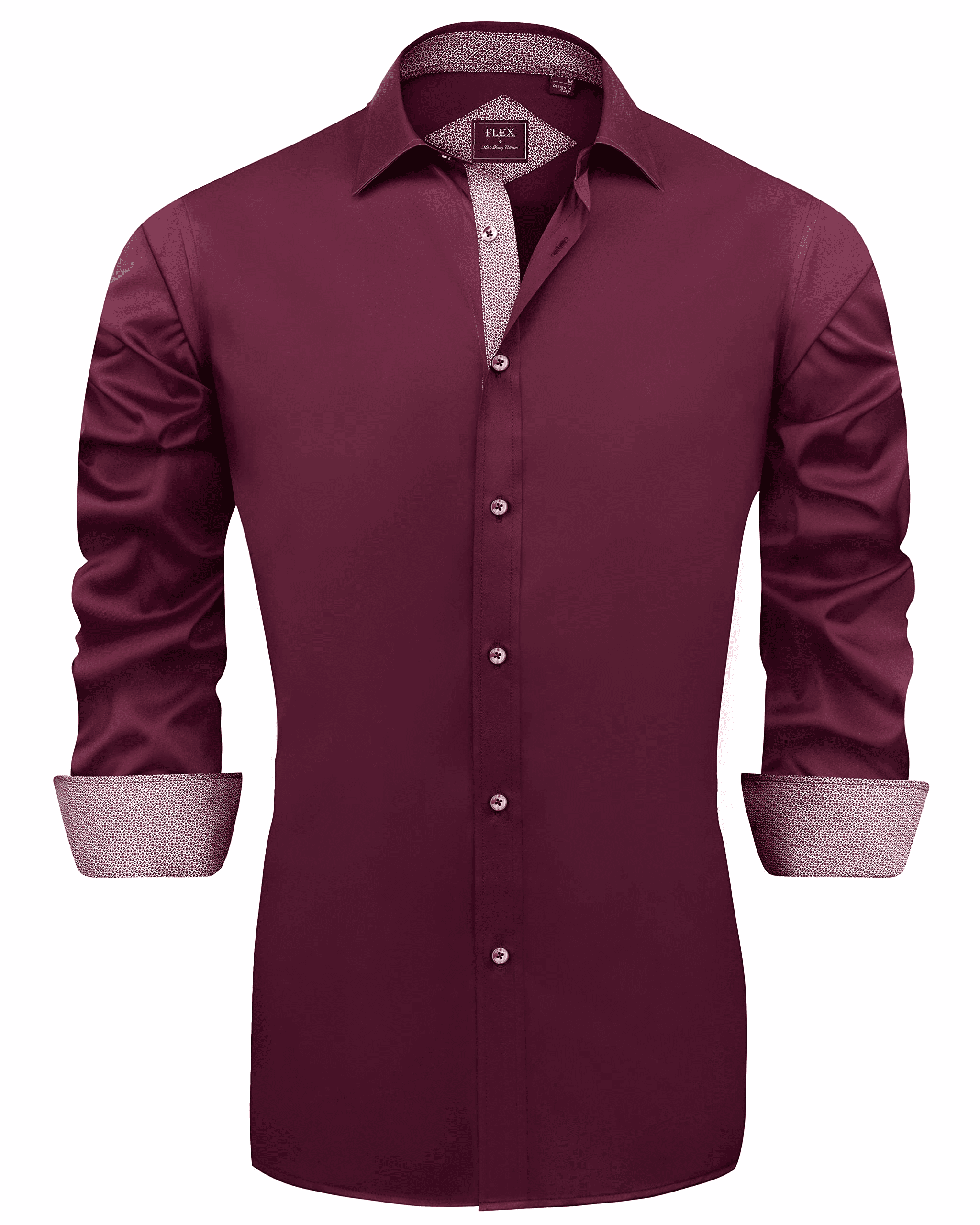 Alimens & Gentle Classic Fit Men's Stretch Cotton Business Shirt, Long ...