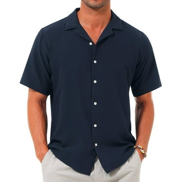 Alimens & Gentle Men's Stain Sheild Dress Shirts Long Sleeve Stretch ...