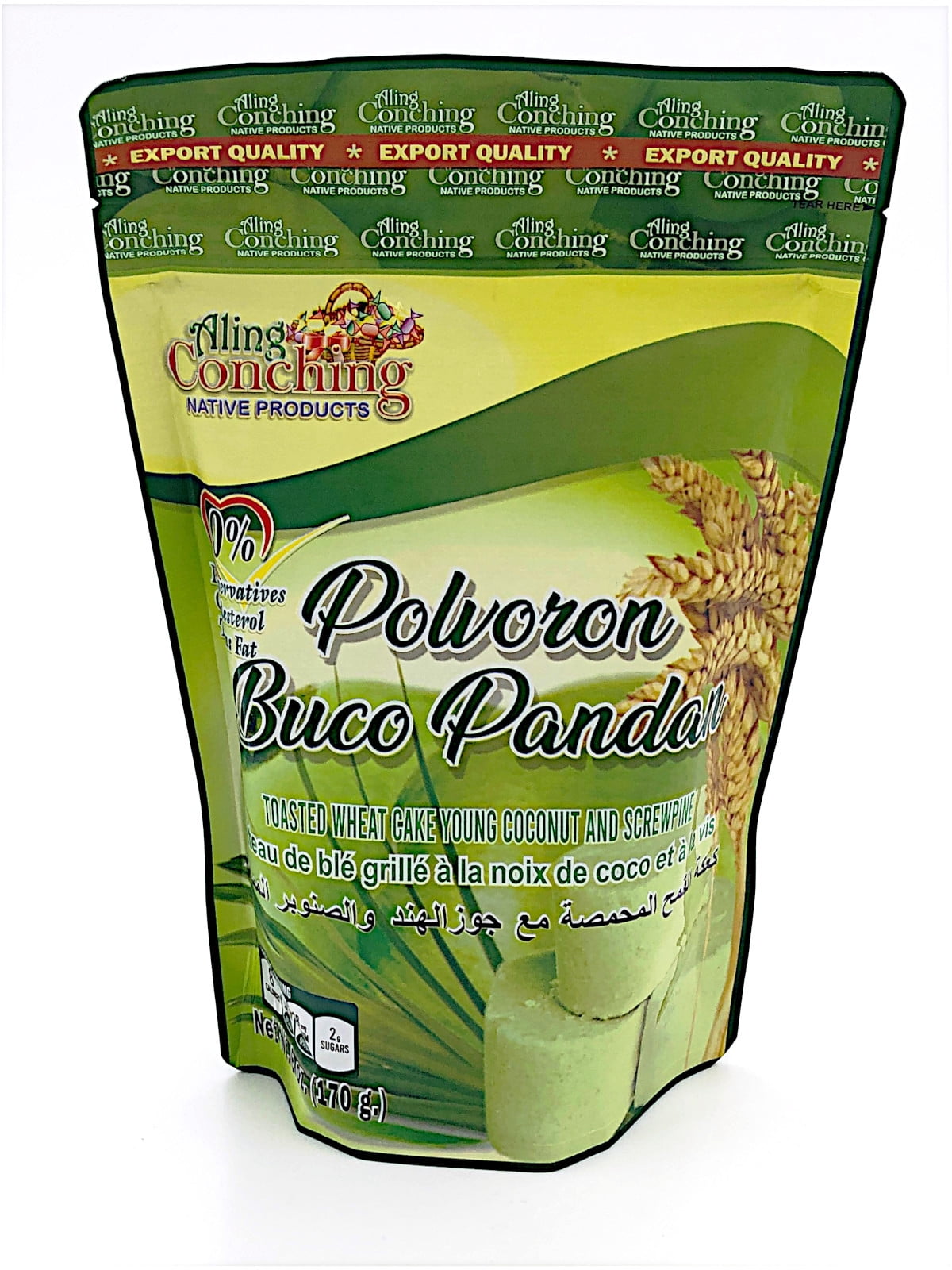 Aling Conching Polvoron Buco Pandan Pack of 3 - Walmart.com