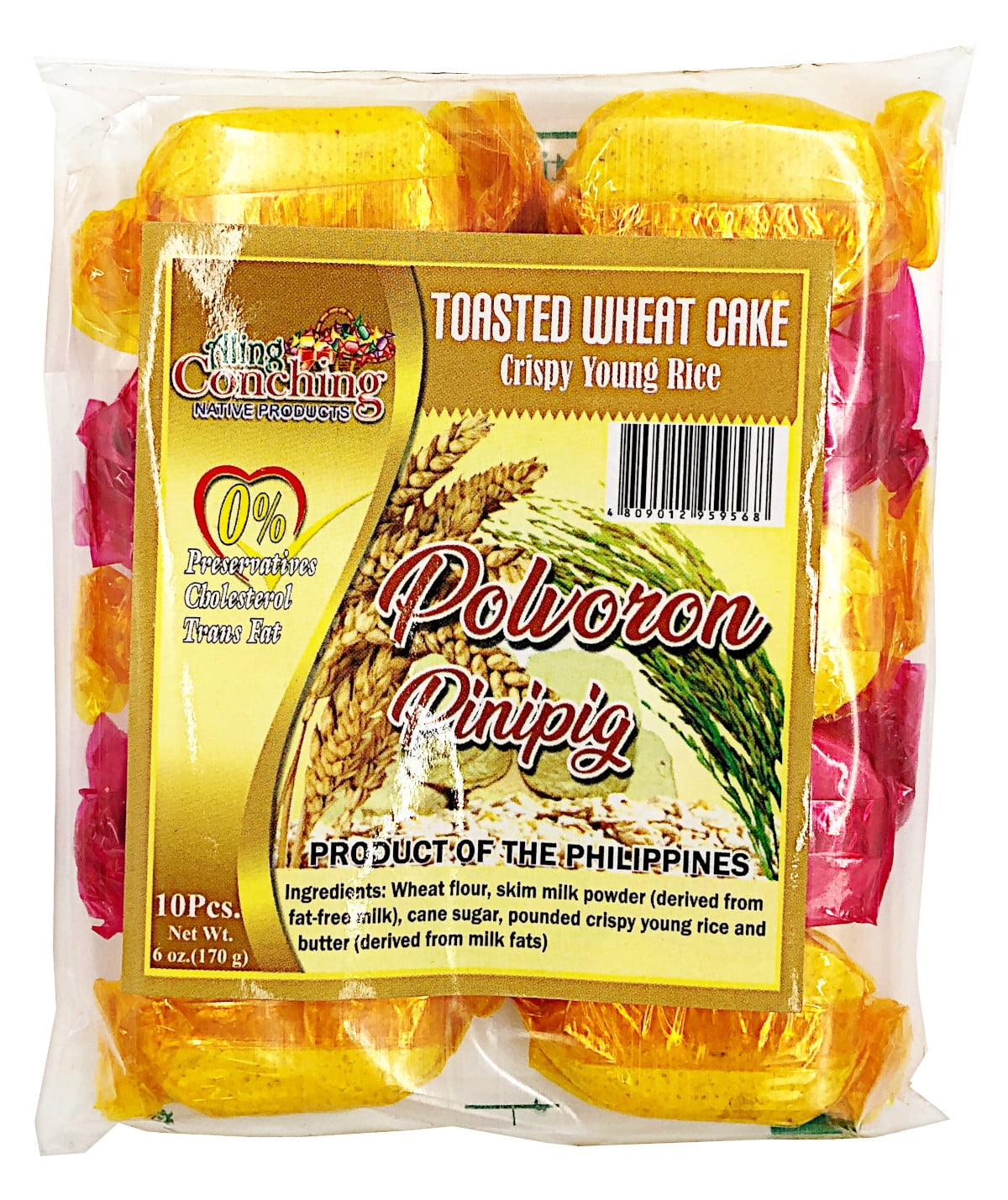 Aling Conching Polvoron Pinipig, Product of Philippines - Walmart.com
