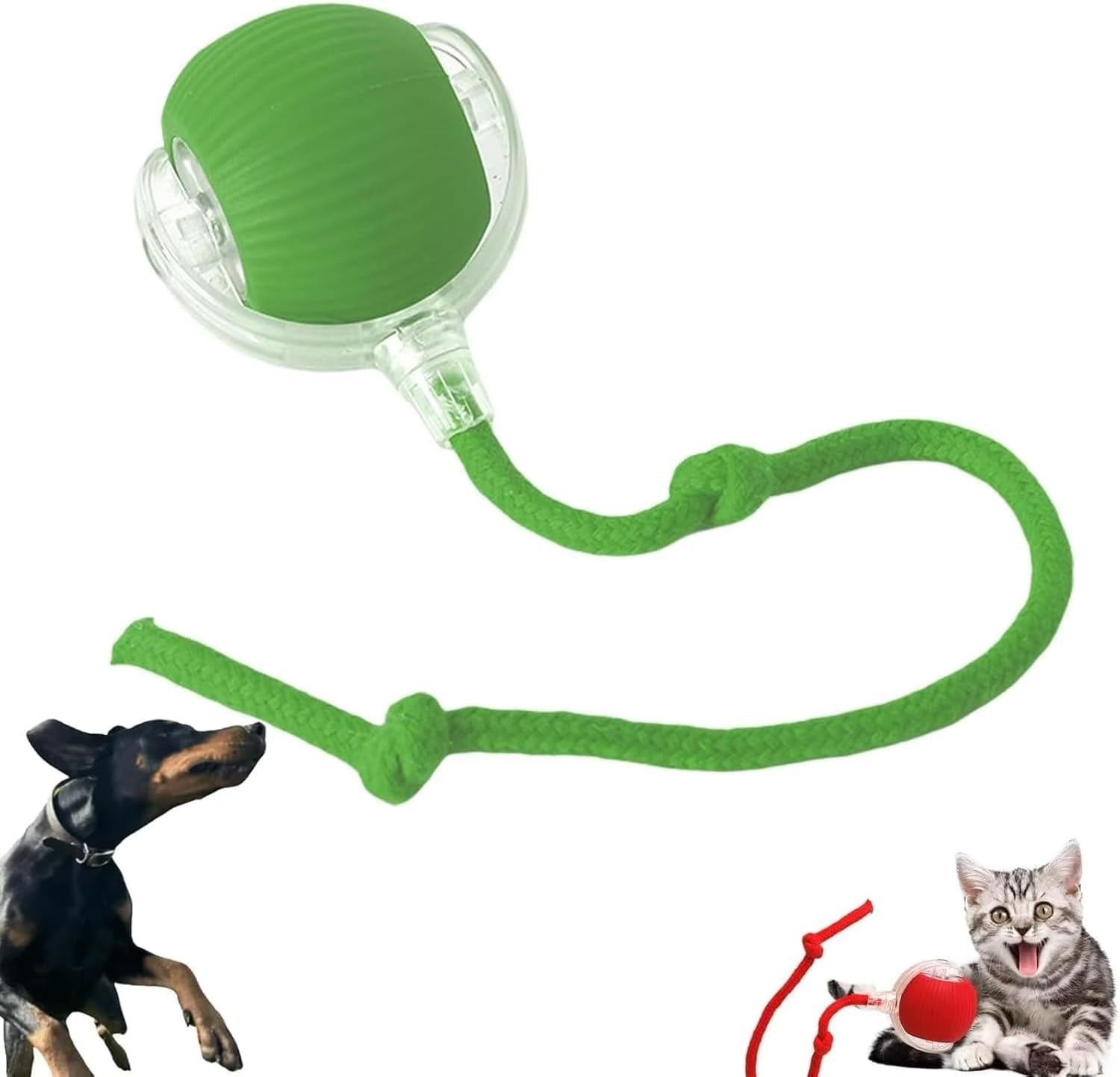 Alinwnia 1Pc Interactive Cat Toys Balls,Motion Activate Electric Cat ...