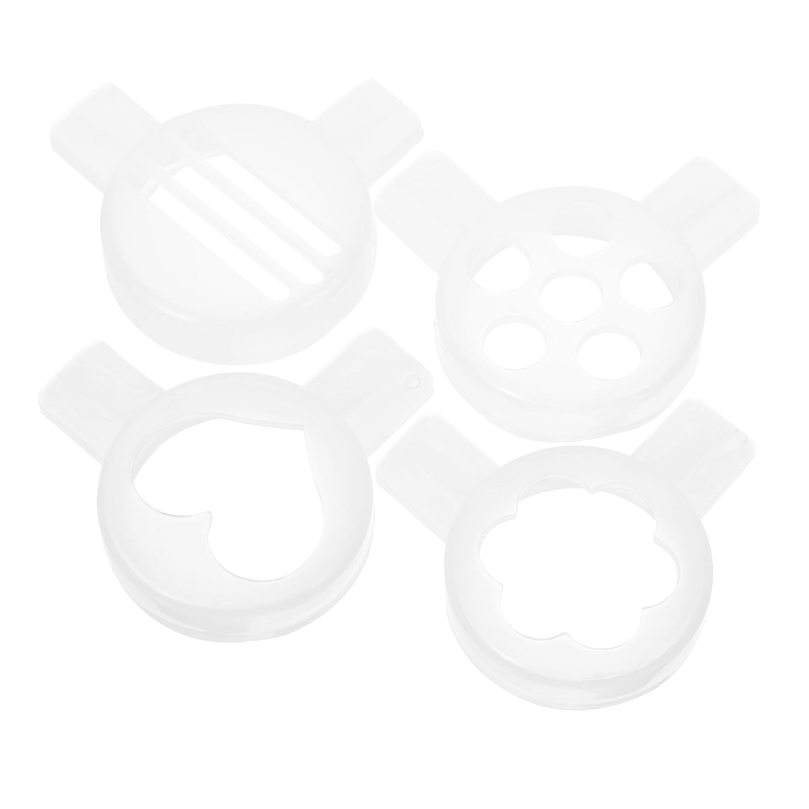 4pcs Ice Cream Machine Nozzles Modeling Caps Fittings Replacement Parts ...