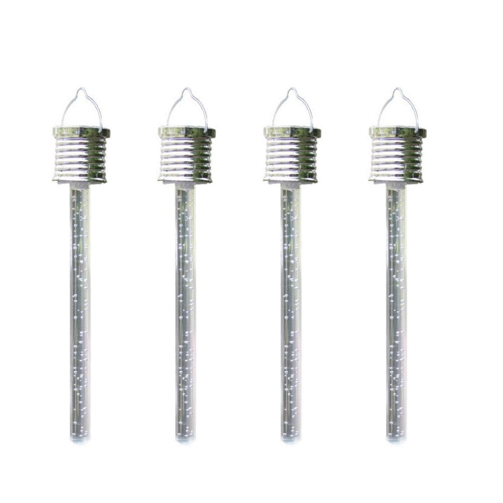 Alipis 4pcs Outdoor Hanging Solar Acrylic Tube Light Decorative Solar ...