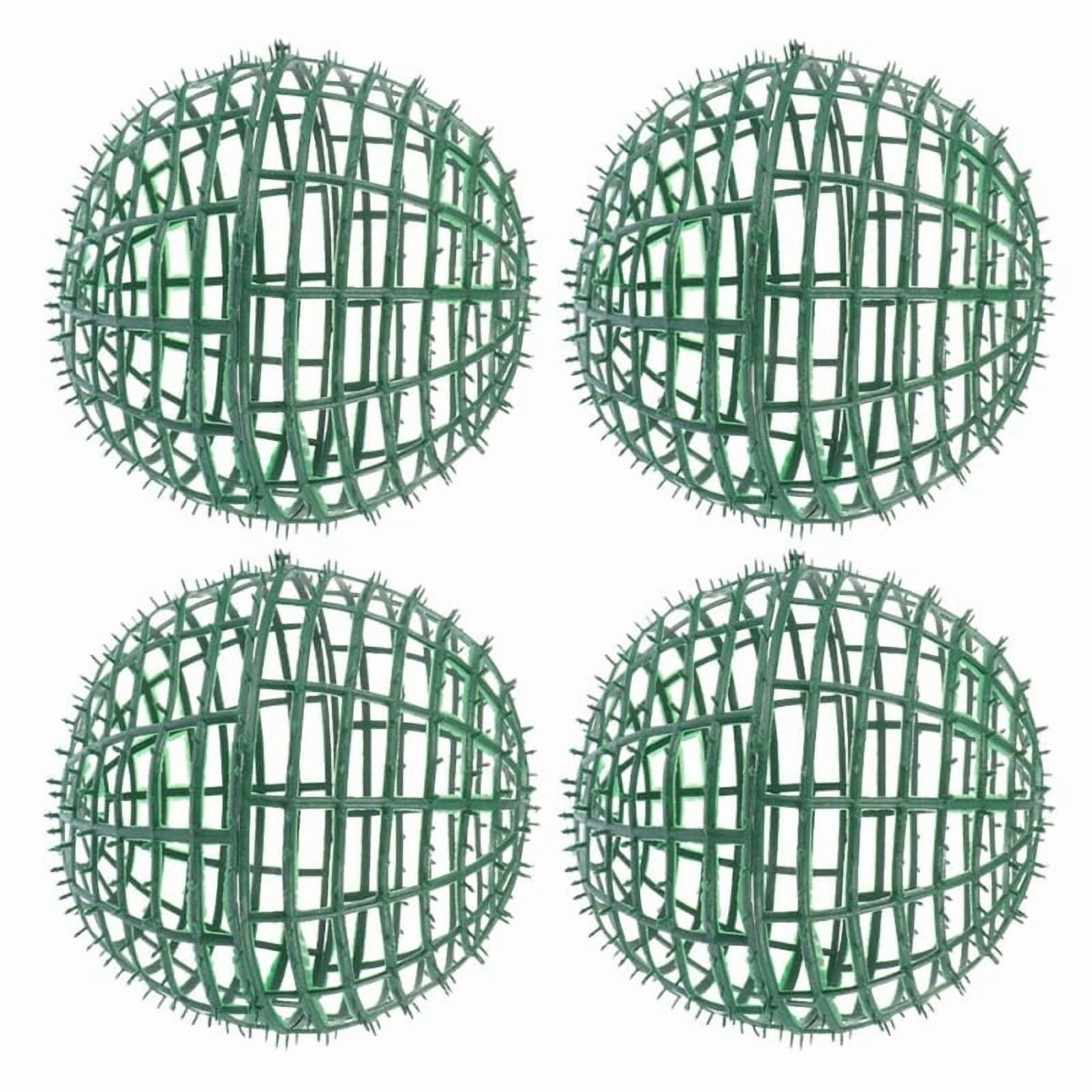 Alipis Artificial Boxwood Topiary Ball Cage 4pcs Plastic Wreaths Orbs ...