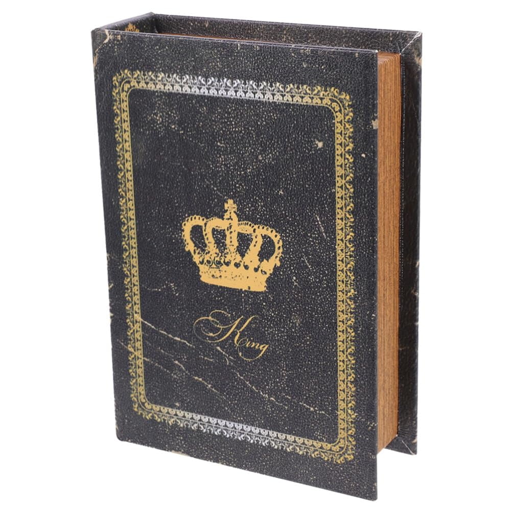 Alipis Fake Book Box Decorative Fake Book Storage Box European Style ...