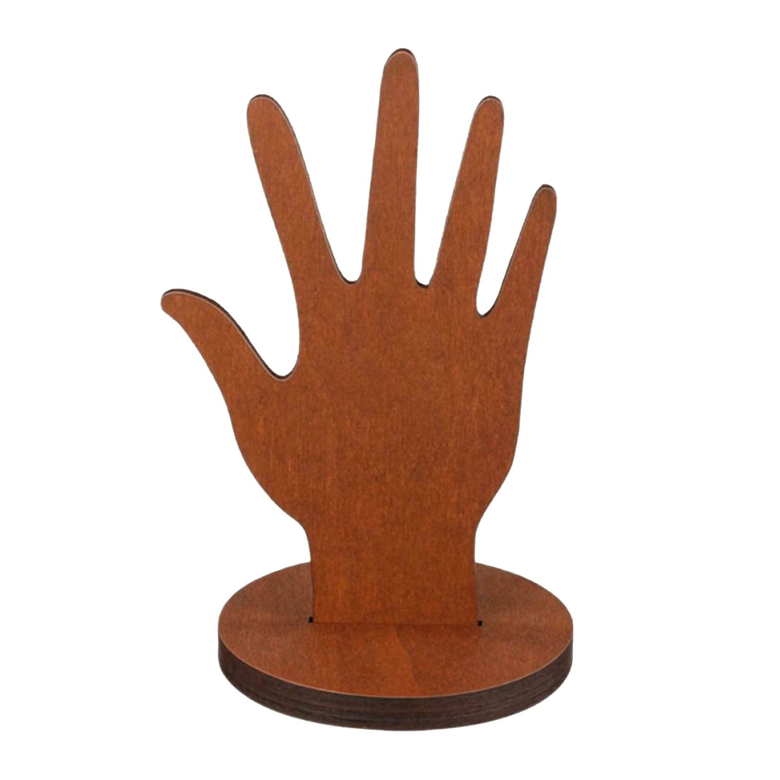 Alipis Hand Jewelry Stand Wooden Hand Form Jewelry Display Bracelet ...