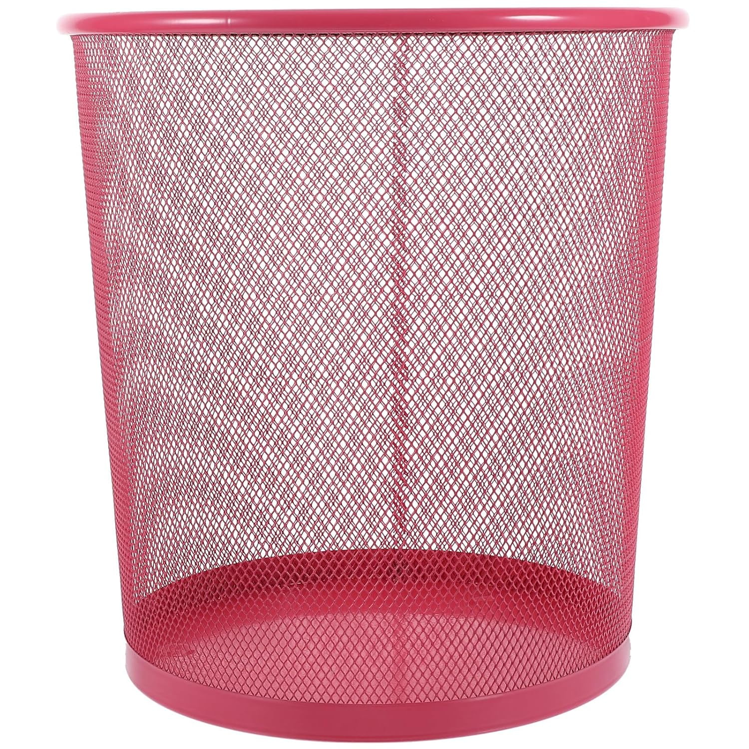 Alipis Mesh Trash Cans Office Metal Wire Wastebaskets Recycling Garbage ...