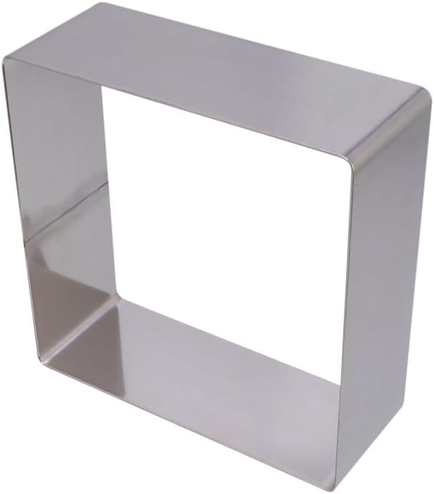 Alipis Square Mousse Mold Mousse Cutter Stainless Steel Cake Ring Cake ...