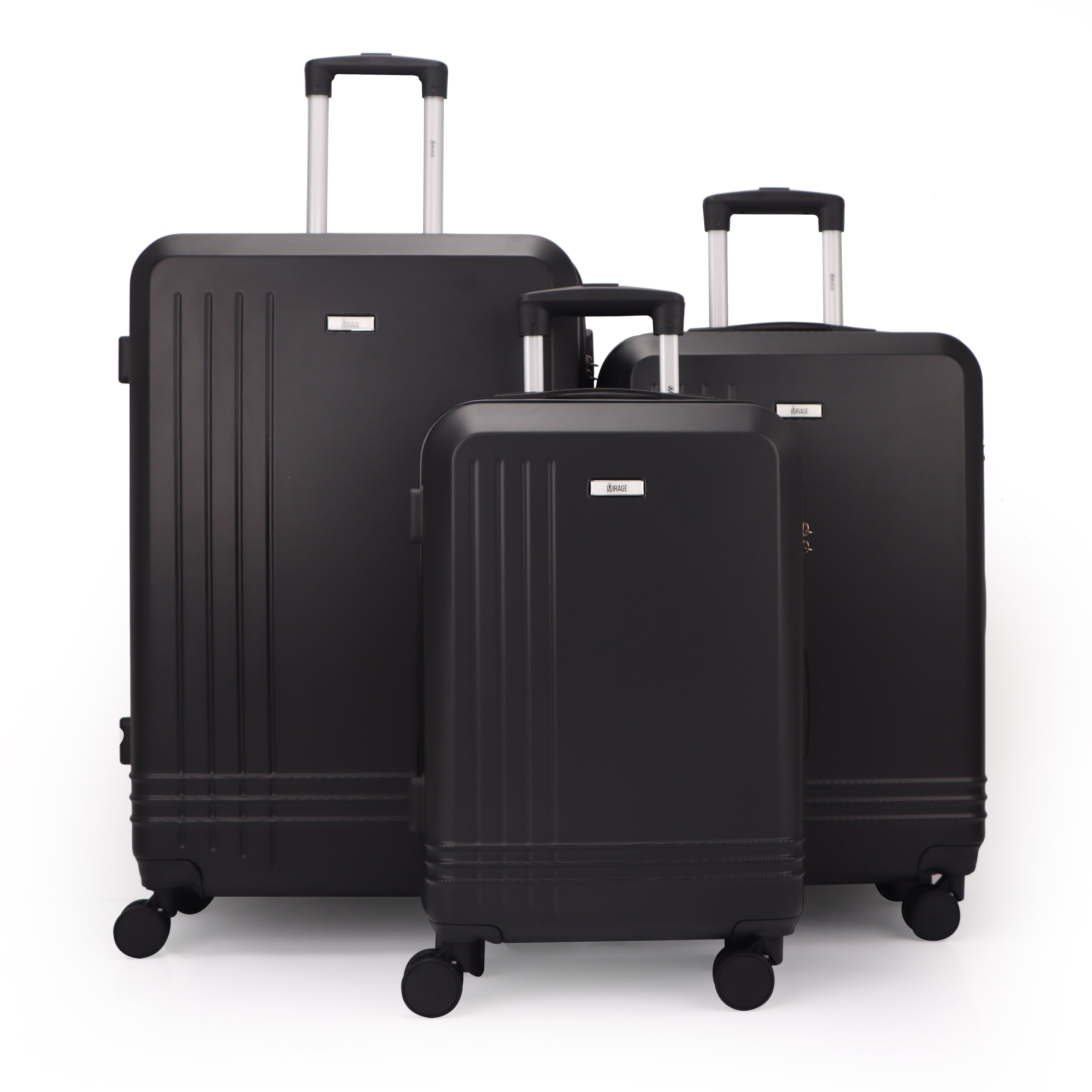 Alisa ABS Hard shell Lightweight 360 Dual Spinning Wheels Combo Lock 28 ...