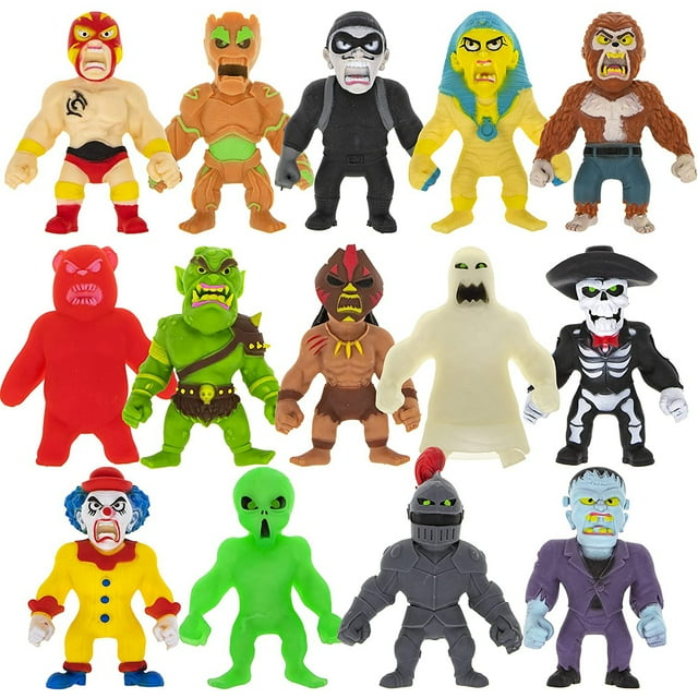 Alisa Monster Stretchy Fidget Toy Set Squishy Toys for Boys & Girls ...