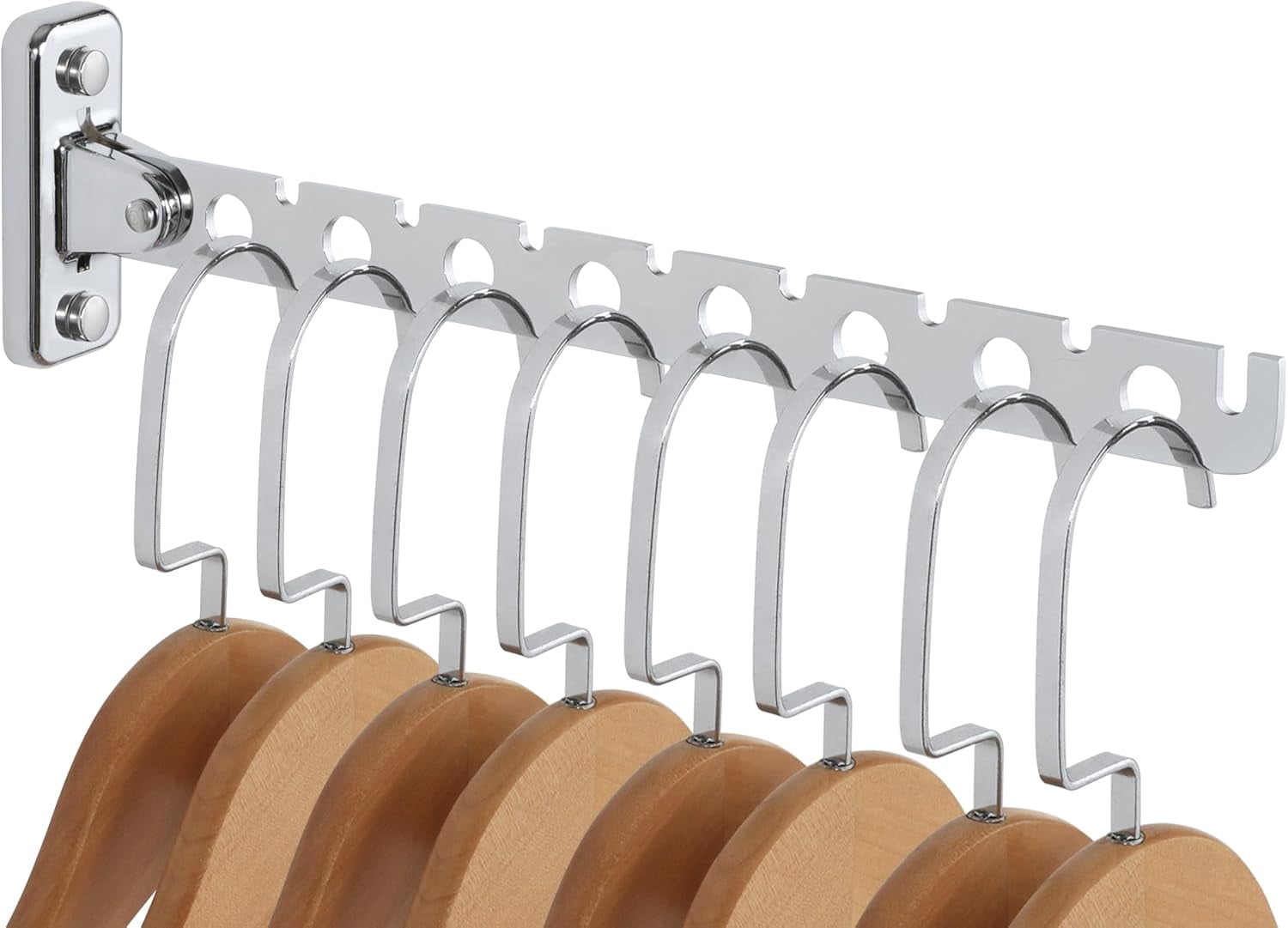 Alise Cloths Drying Rack Wall Mounted, Stainless Steel Folding Laundry ...