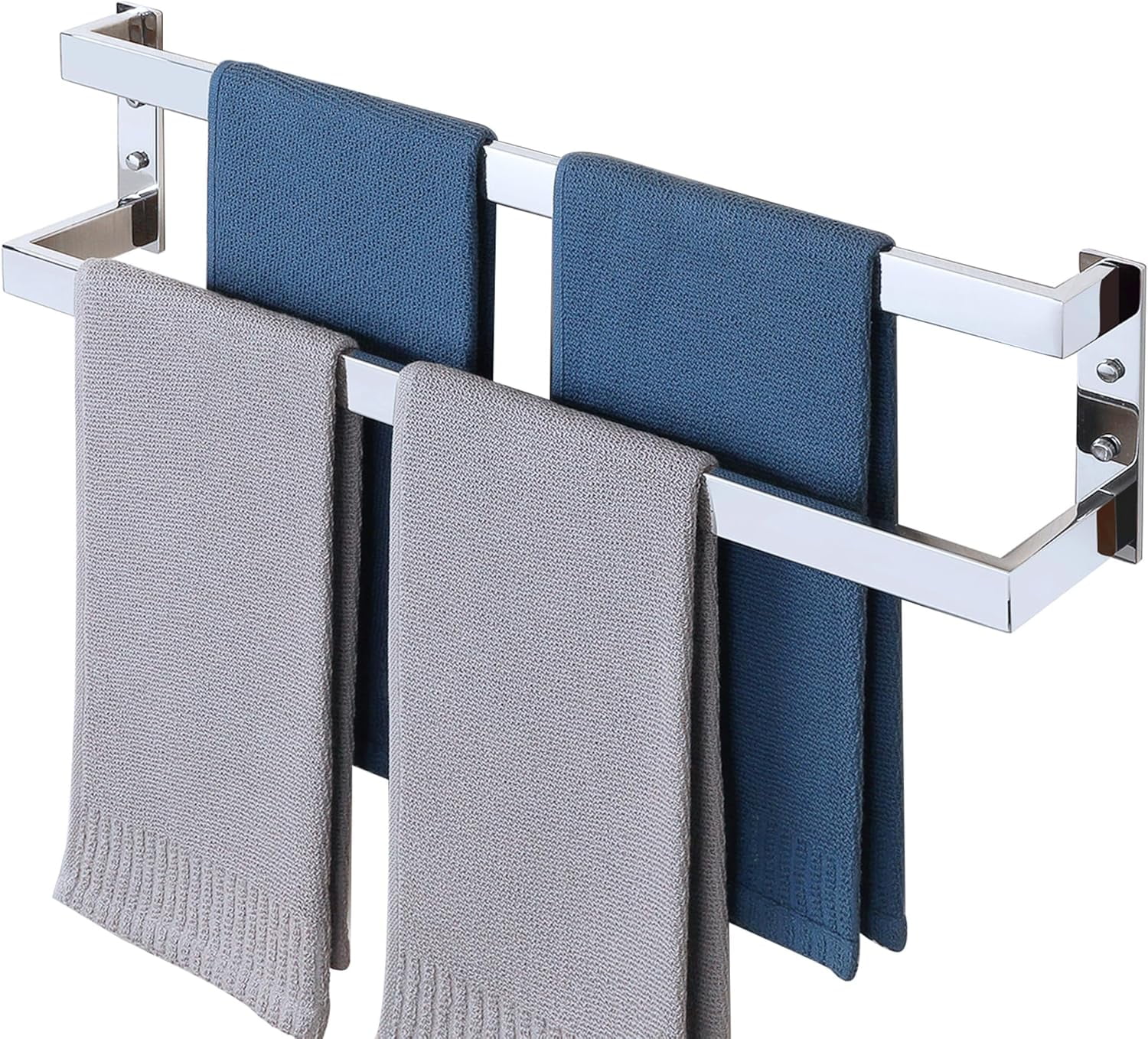 Alise Double Towel Bar 24", SUS304 Stainless Steel Towel Racks for ...