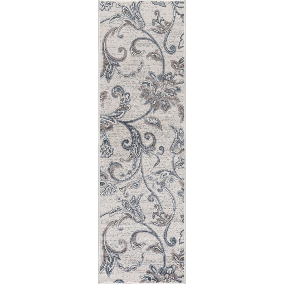 Alise Rugs Carrington Transitional Floral & Botanical Indoor Area Rug ...