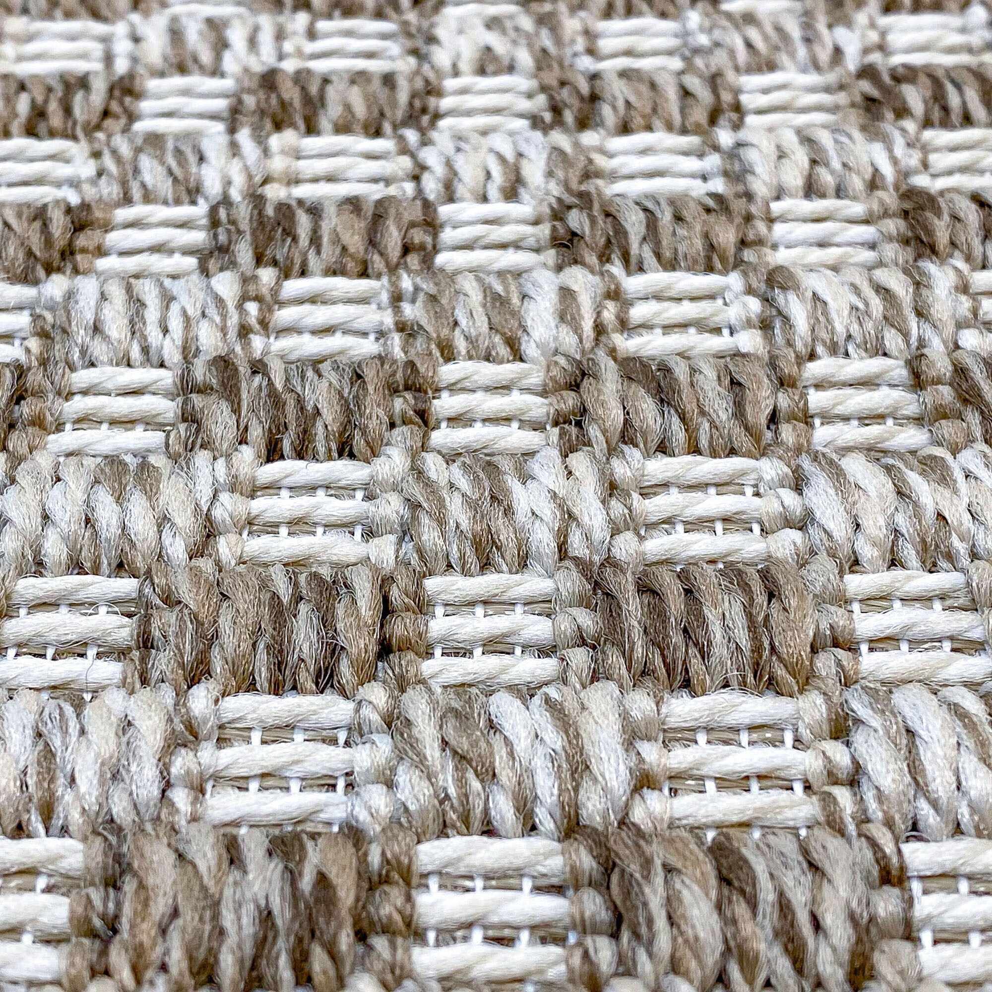 Alise Rugs Dennis Indoor/Outdoor Waffle Check Windowpane Area Rug ...