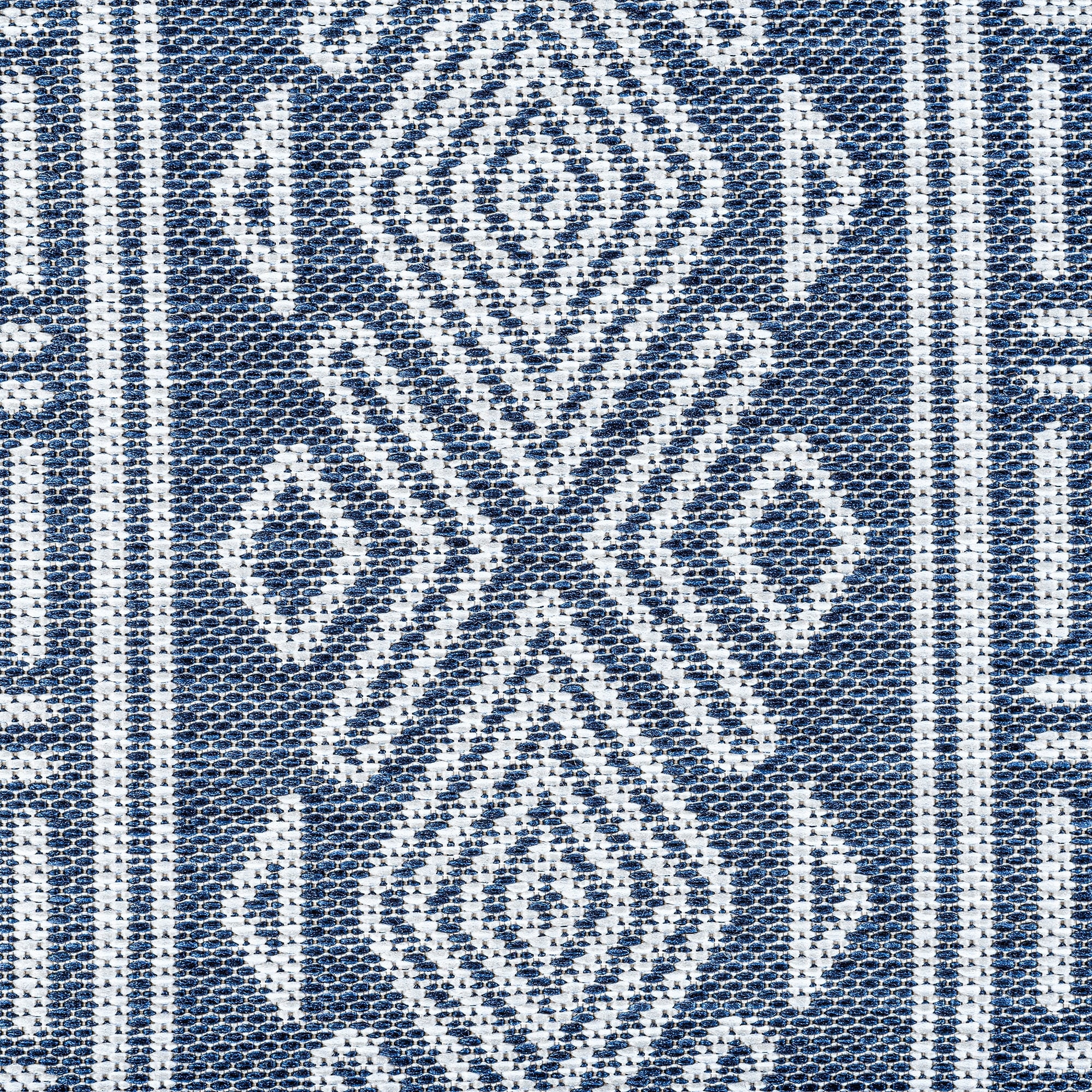 Alise Rugs Exo Coastal Diamond Indoor/Outdoor Area Rug Blue/Cream 2'3 ...
