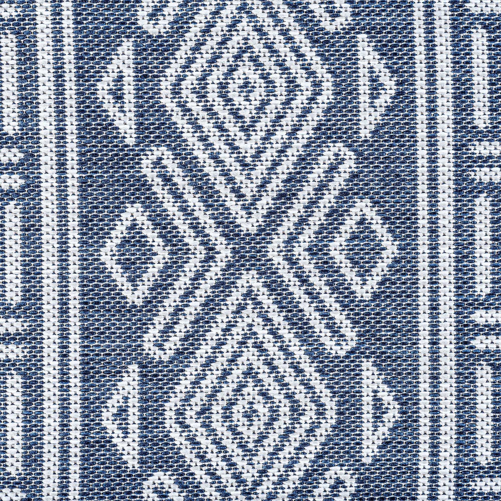 Alise Rugs Exo Coastal Diamond Indoor/Outdoor Area Rug Blue/Cream 2'8 ...