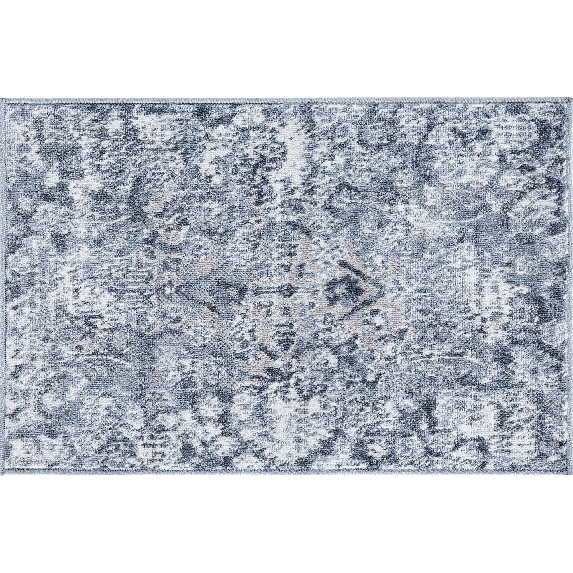 Alise Rugs Linx French Country Floral Indoor Area Rug Blue 2' x 2'11 ...