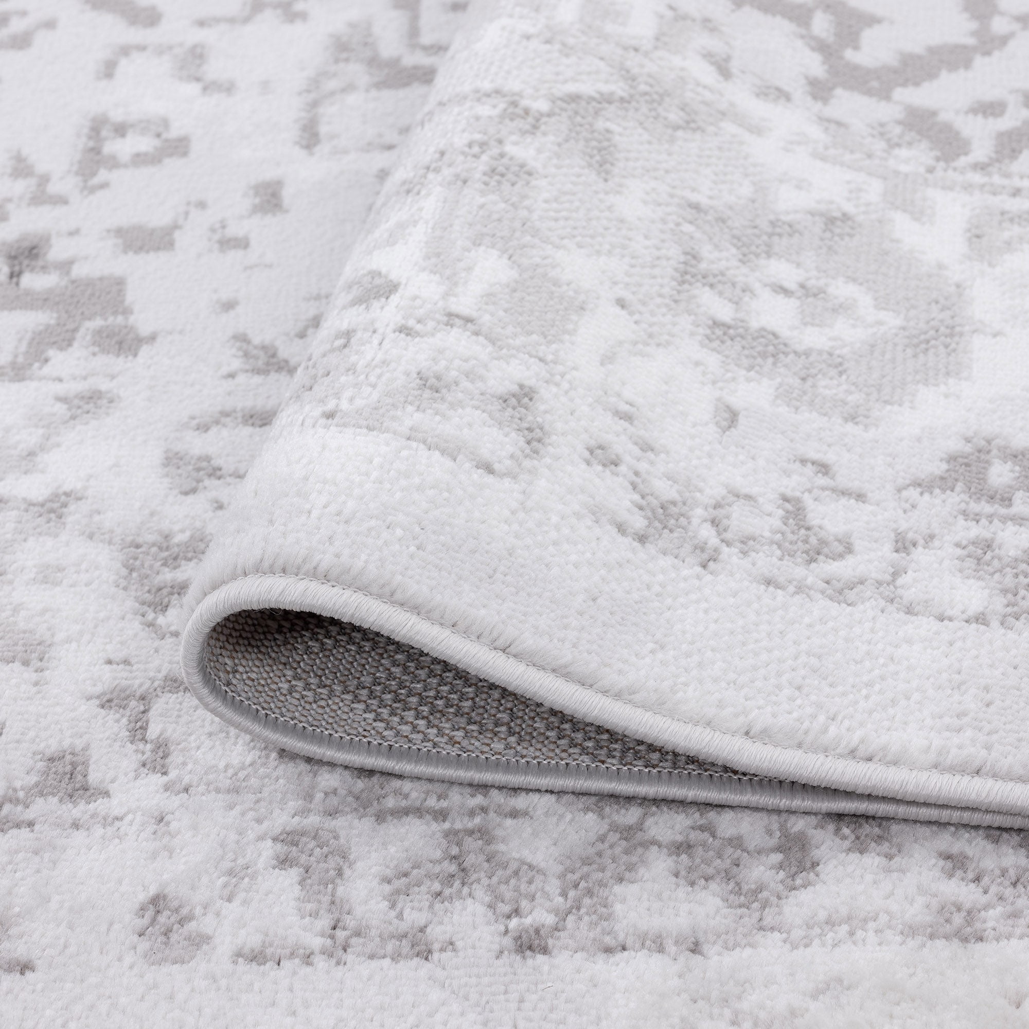 Alise Rugs Linx French Country Medallion Indoor Area Rug White 5'3'' x ...