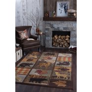 HR HANDCRAFT RUGS HR Cabin Rug Modern Geometric Design Cabin Rug ...