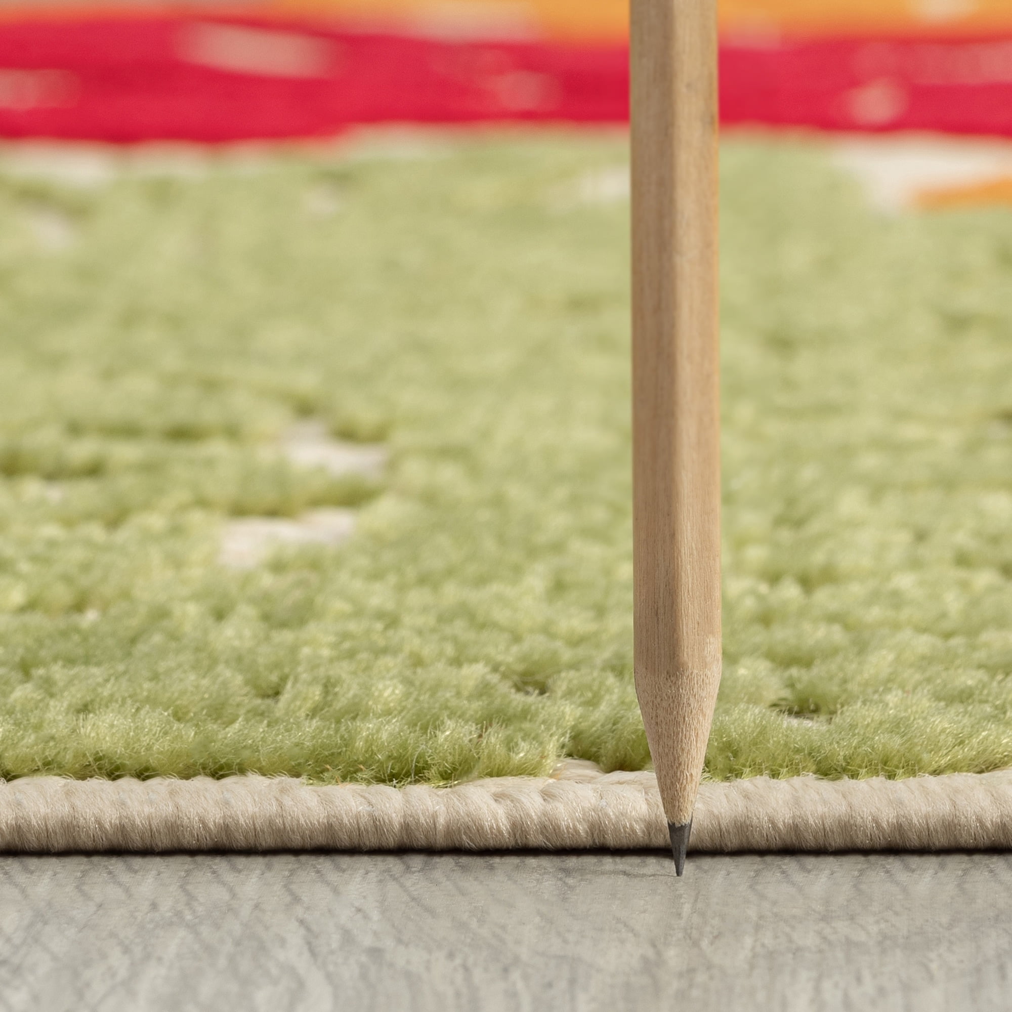 Alise Rugs Origin Coastal Floral Indoor/Outdoor Area Rug 7'11'' Round ...