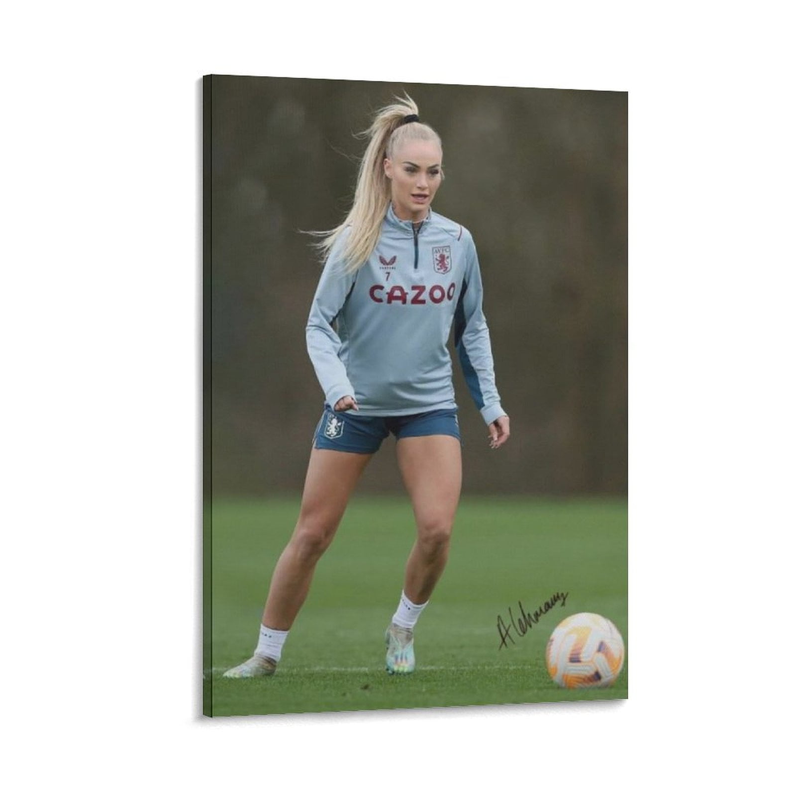 Alisha Lehmann Canvas Poster Poster Decorative Painting Canvas Wall Art ...