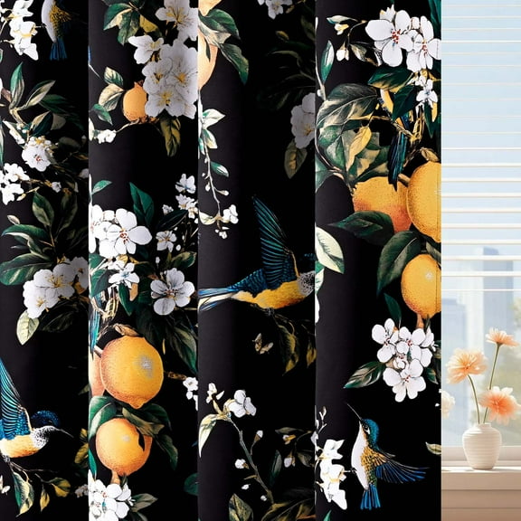 Cartoon Animals Blackout Curtains for Bedroom Living Room Darkening ...