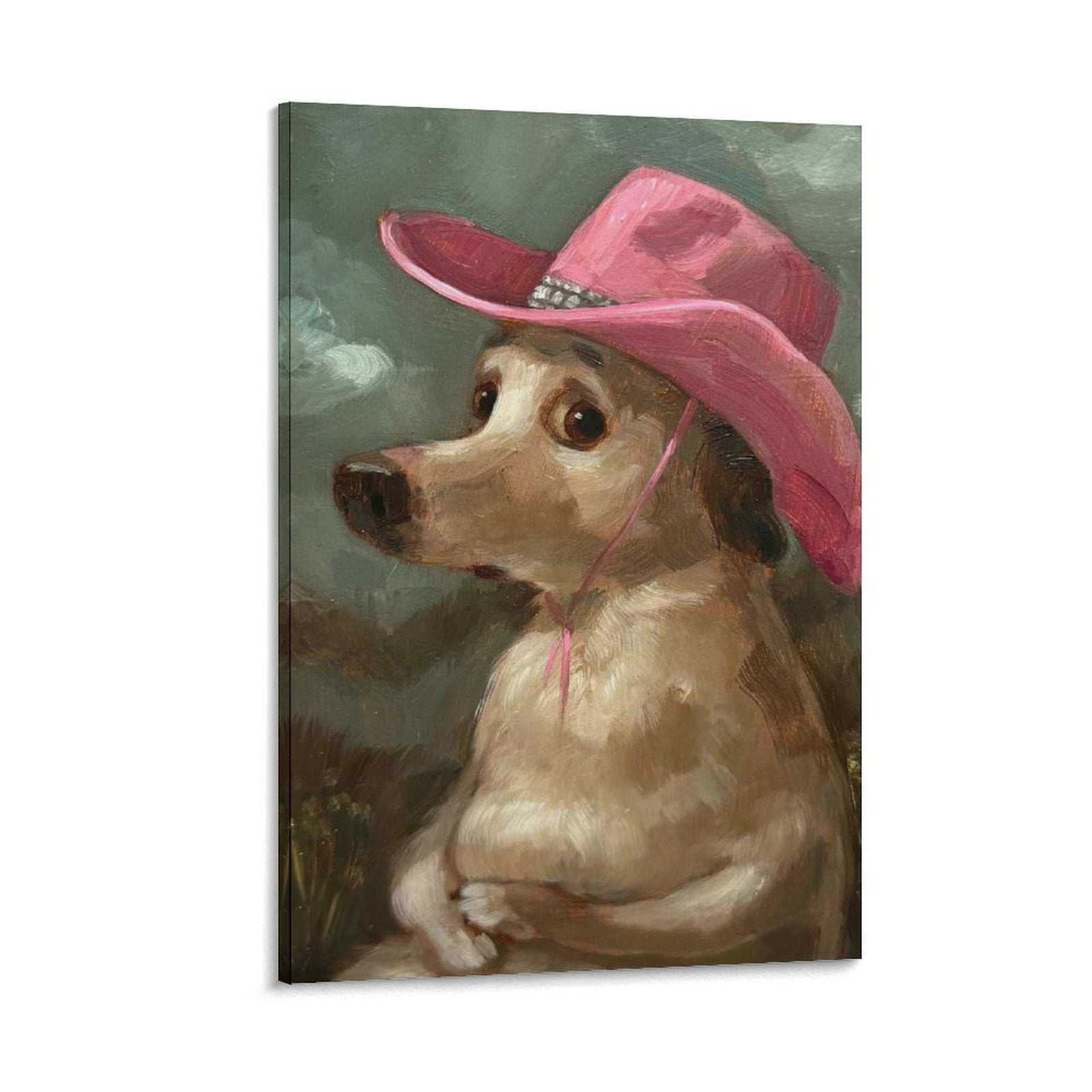 Alison Friend-Animal Portrait Art Painting (2)-pet Oil Painting Posters ...
