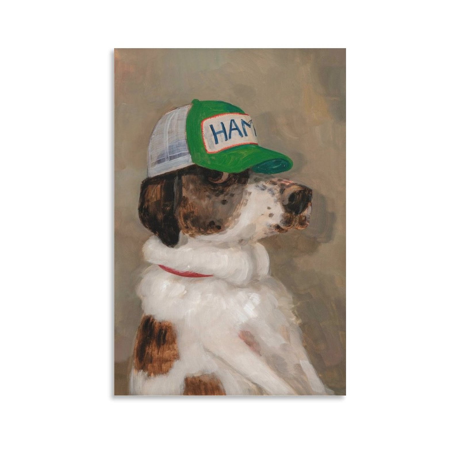 Alison Friend-He Does Love Ham-pet Oil Painting Canvas Wall Art Poster ...