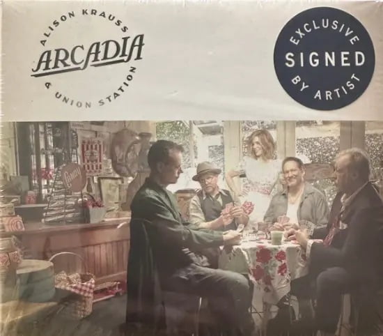 Alison Krauss & Union Station Arcadia (CD) Signed Wallet Indie ...