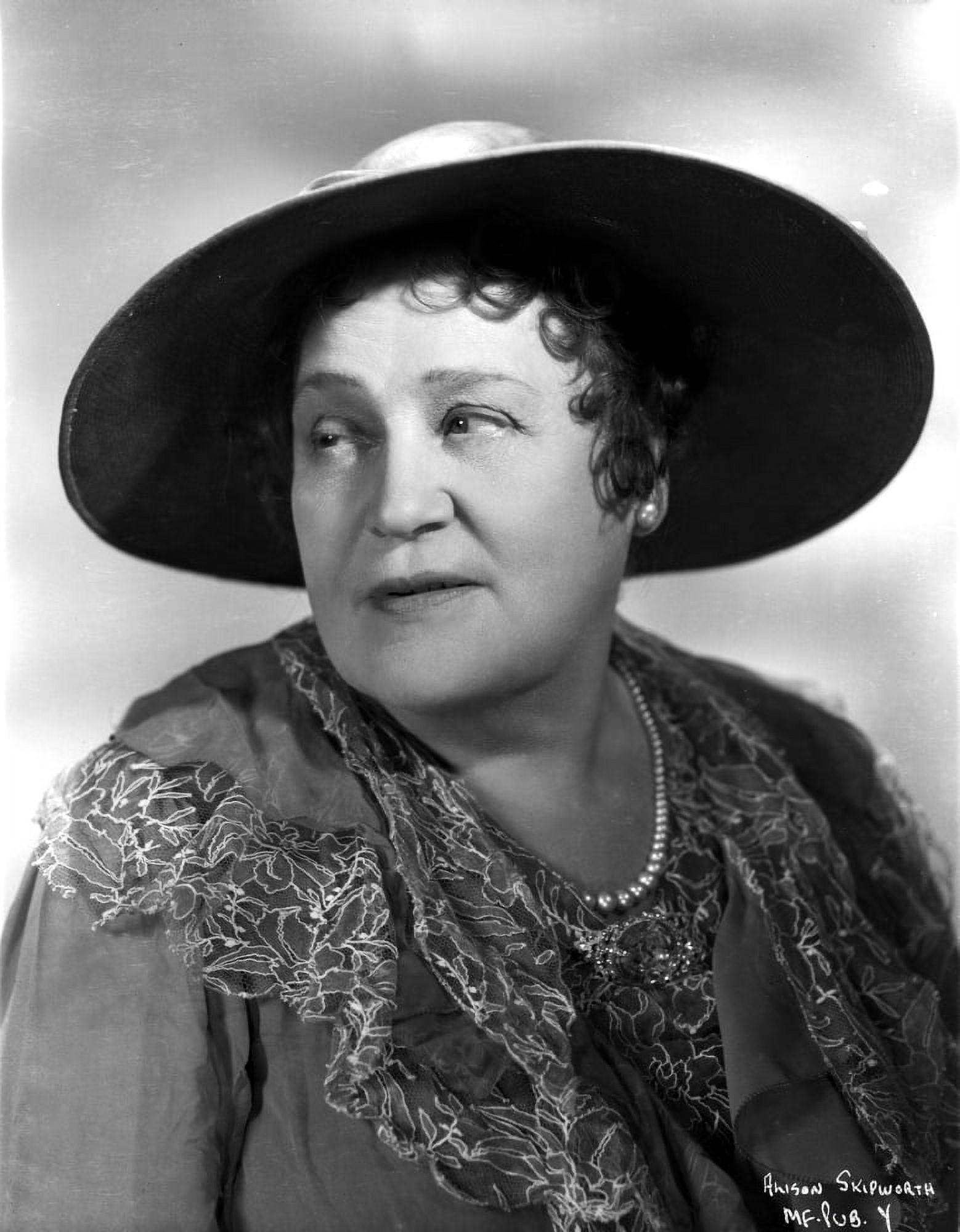 Alison Skipworth Portrait in Classic Photo Print (24 x 30) - Walmart.com