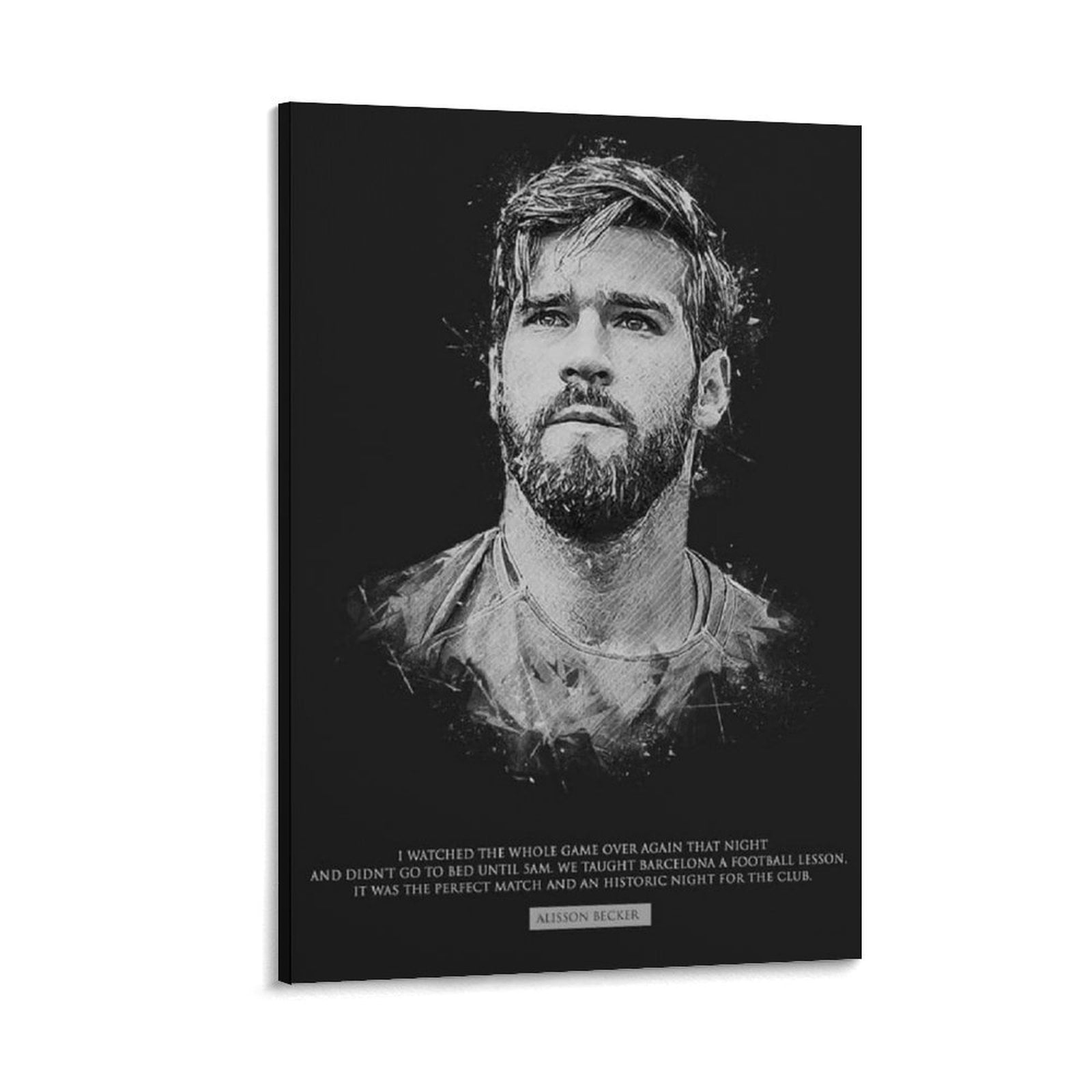 Alisson Becker Canvas Poster Home Decor Poster Wall Art Hanging Picture ...