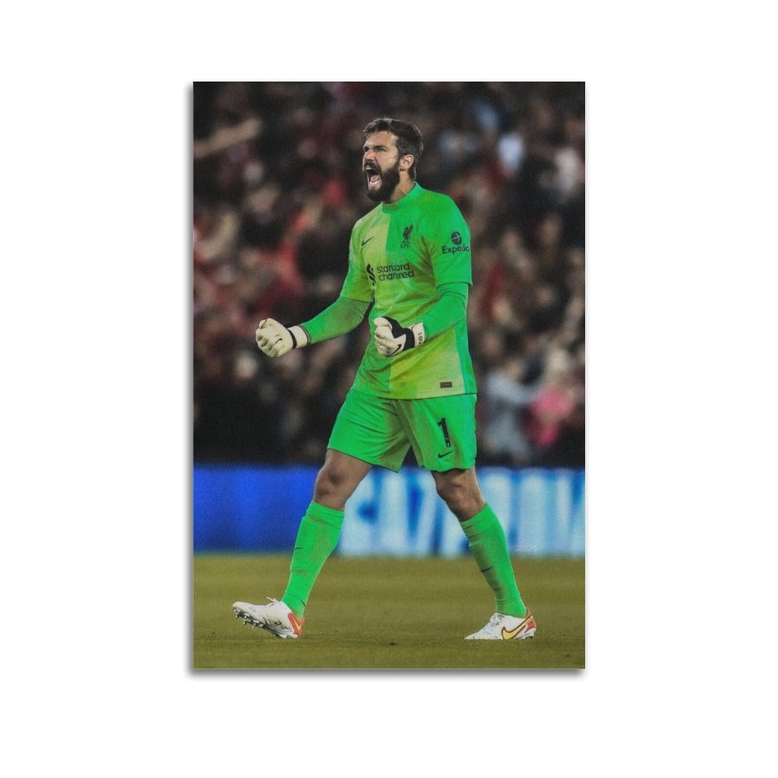 Alisson Becker Famous Male Soccer Player Art Poster Poster Album Cover ...