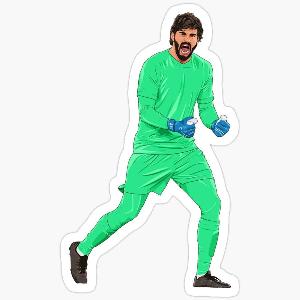 Alisson Becker Sticker Phone Decal Water Bottle Stickers Car Decals ...