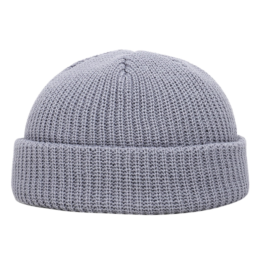Alitao Beanie Running Hat Fashion Unisex Keep Warm Winter Casual Knitted Hat Wool Hemming Hat ...