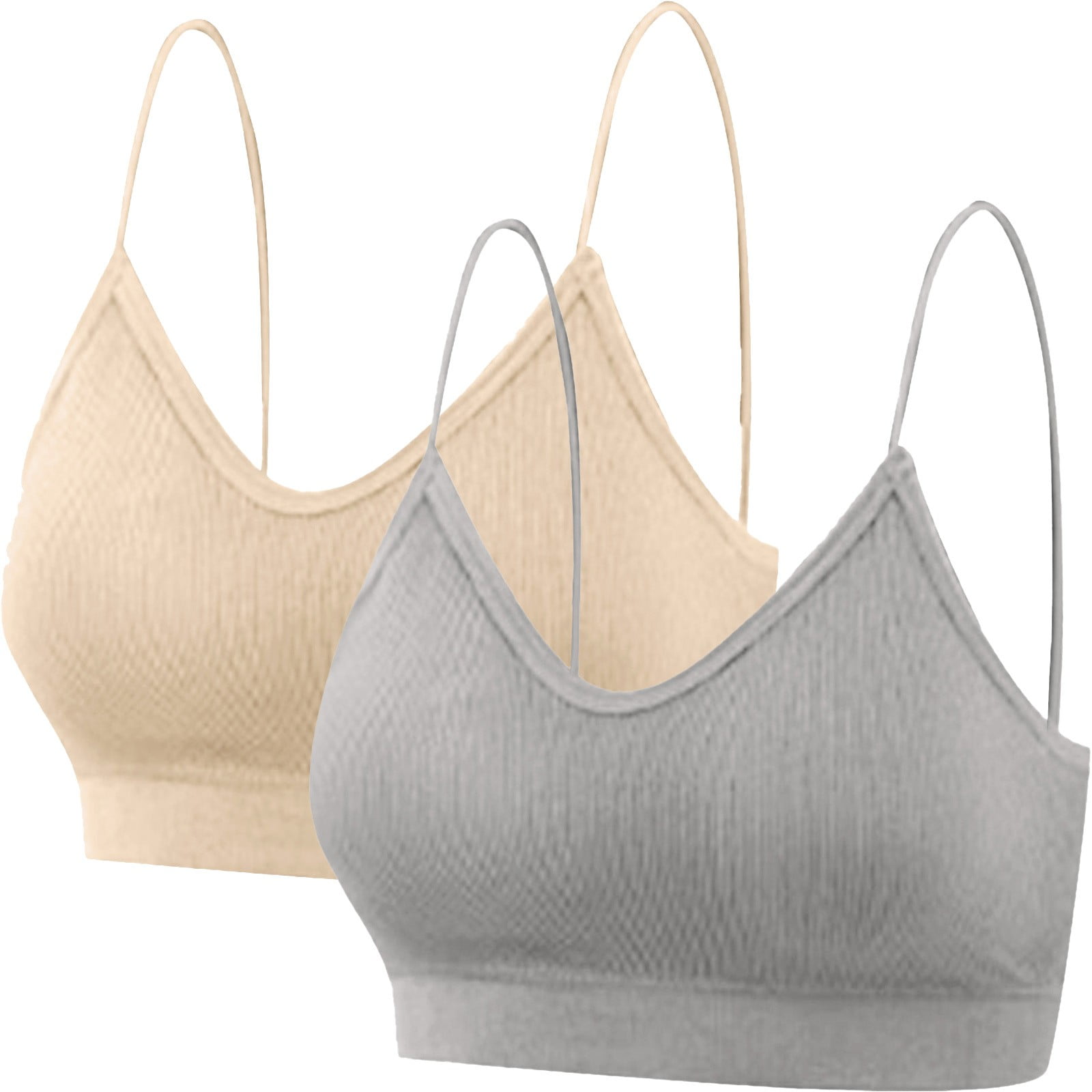 Alitao Bras for Women Push Up Bra Lady's Two Piece Set Seamless Top ...