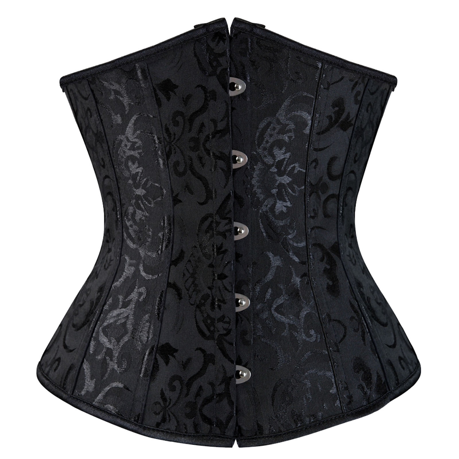 Alitao Corset Tops Tube Tops Women's Satin Underbust Corset Bustier ...