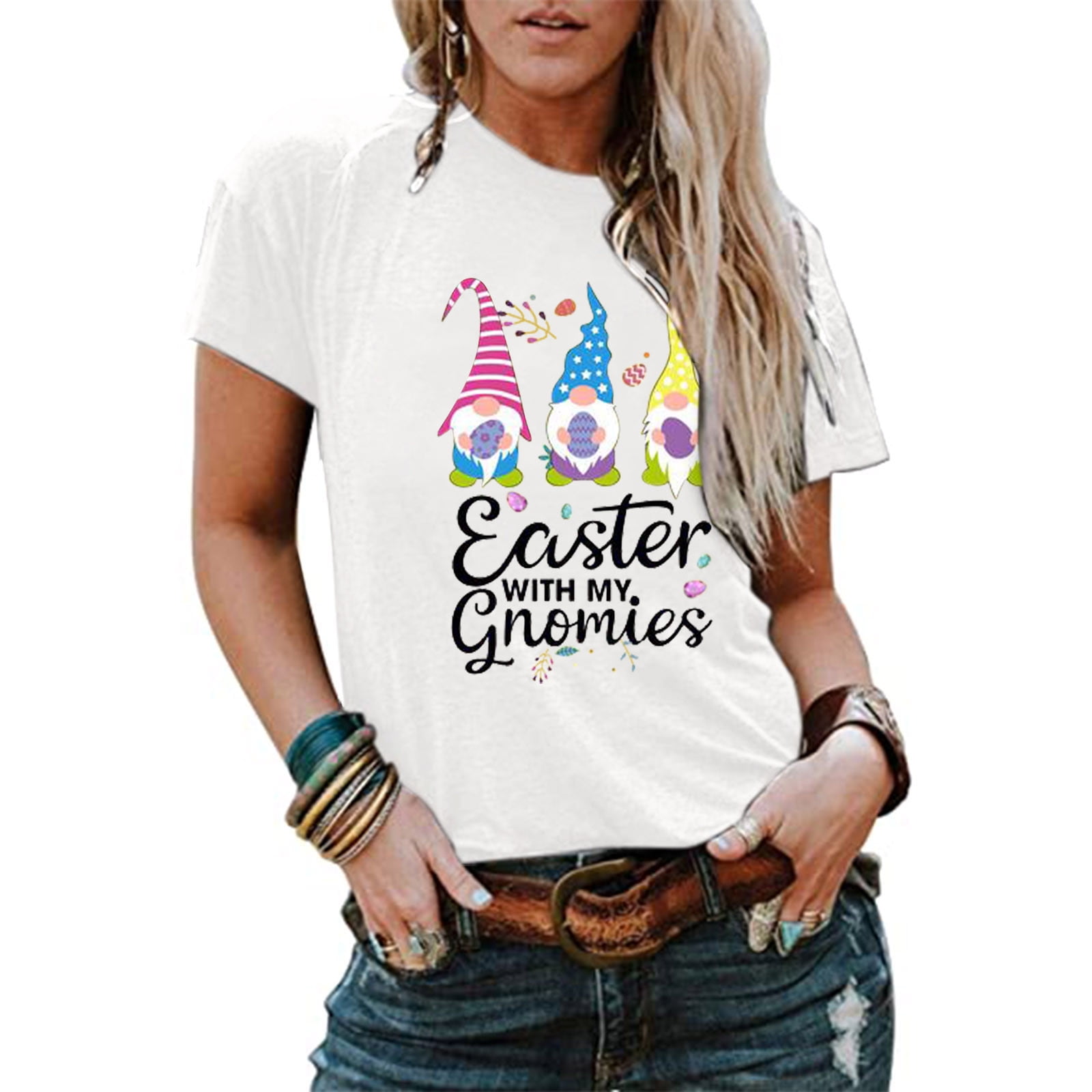 Alitao Easter Shirts Easter T Shirts Women's Fashion Easter Goblin ...