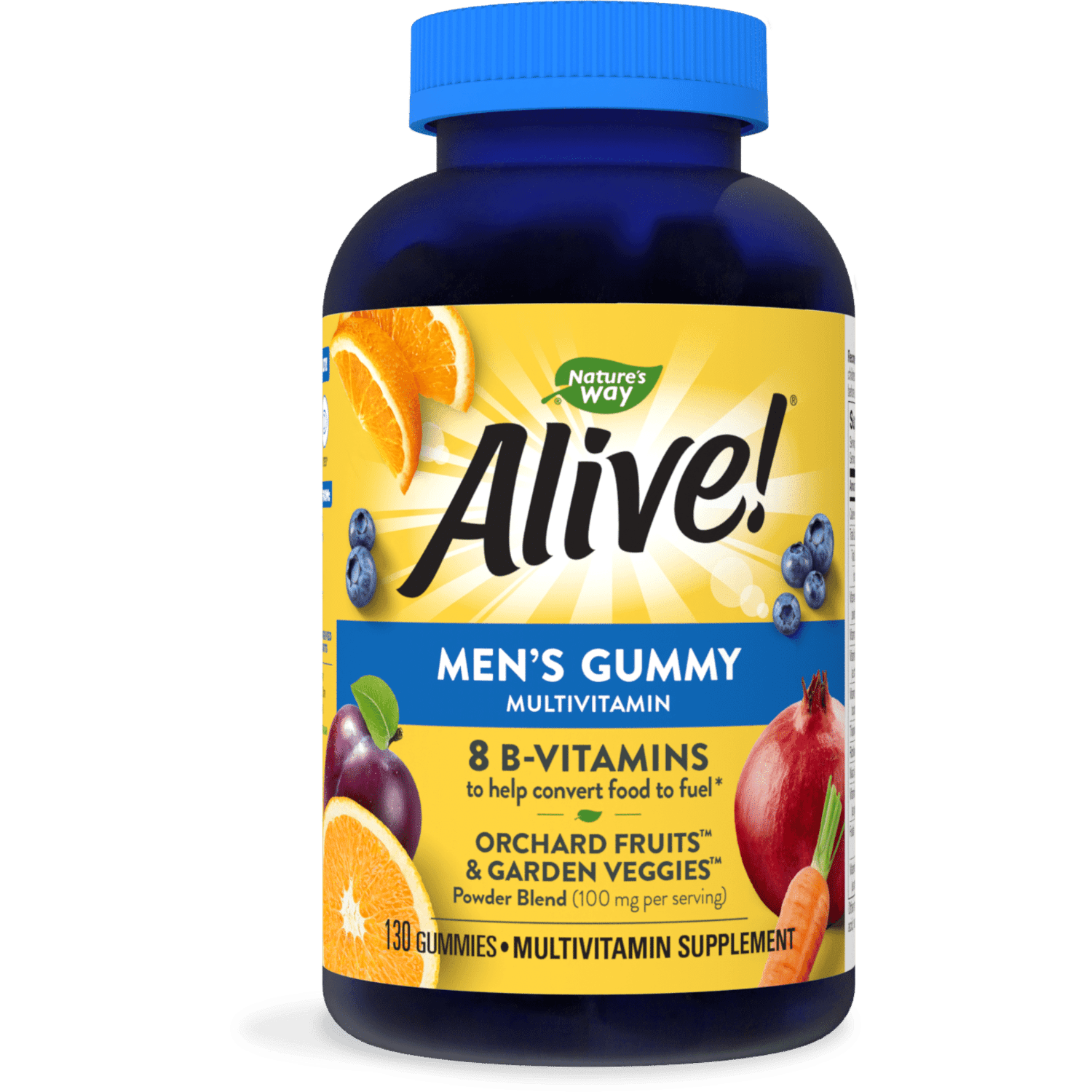 Alive!® Men's Multivitamin Gummy with 8 B-Vitamins, 130 Gummies ...