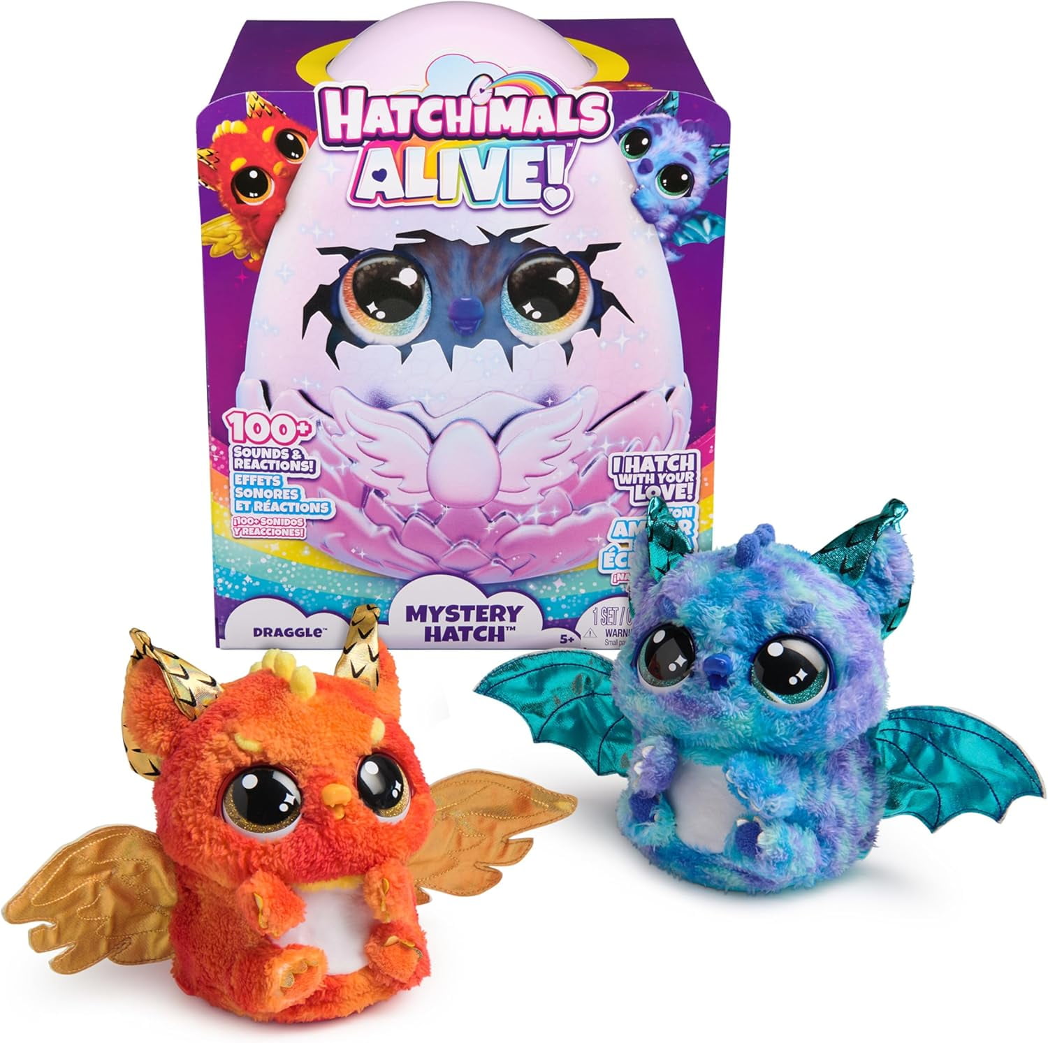 Alive, Mystery Hatch Pufficorn, Surprise Interactive Toy & Egg with ...