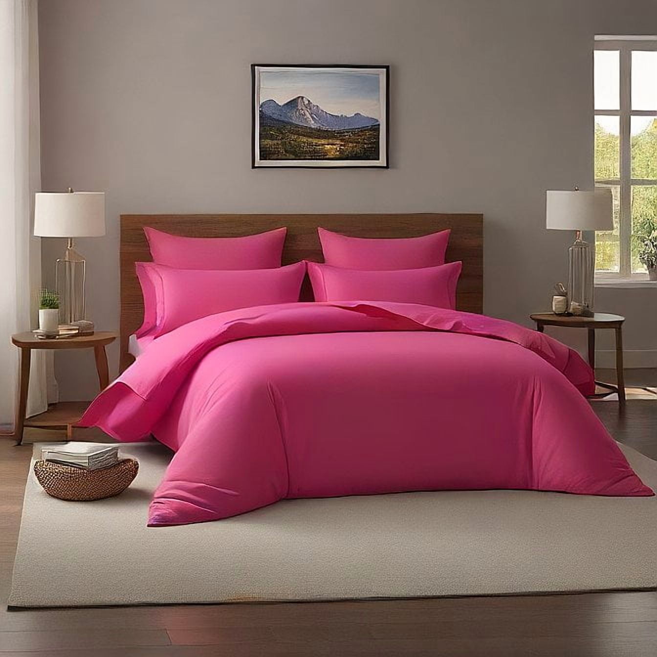 Alive Pixels Fitted Sheet Chocolate Solid 100% Cotton 1-Pc 16" Inch ...
